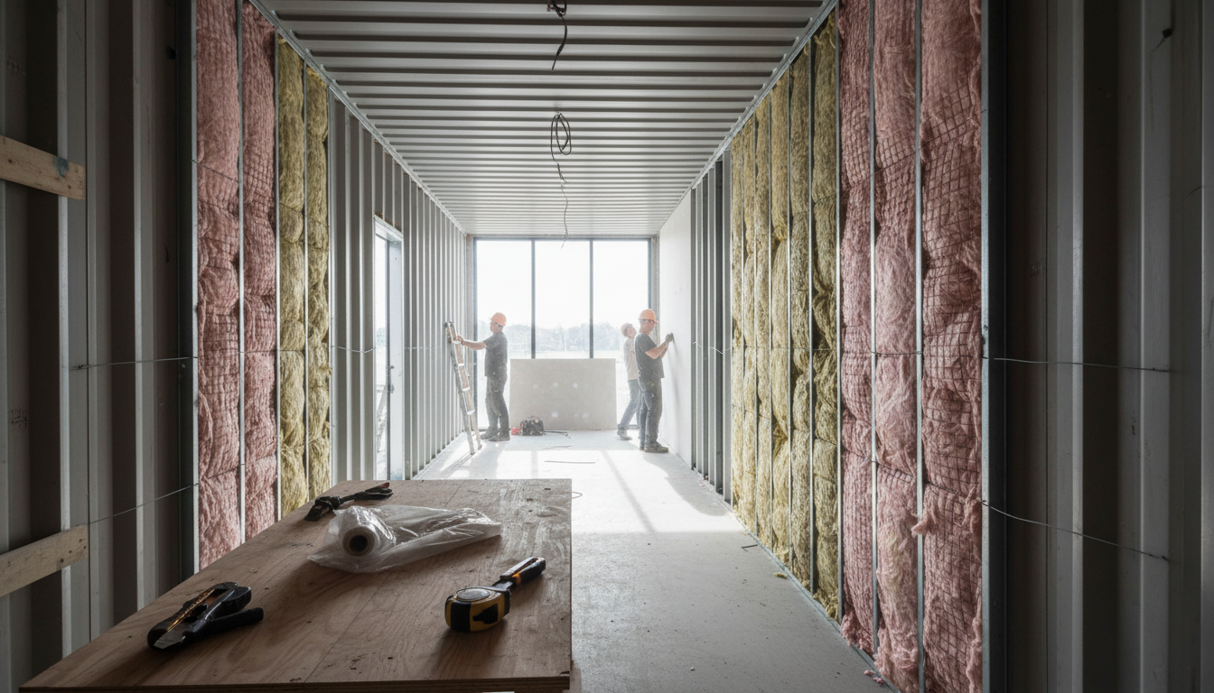 Container Haus Innenausbau